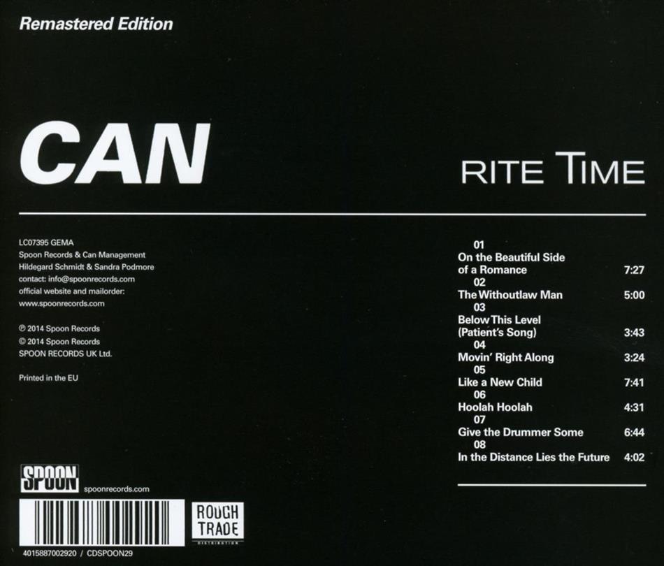 Rite Time (2014 Version, Remastered) von Can - CeDe.ch