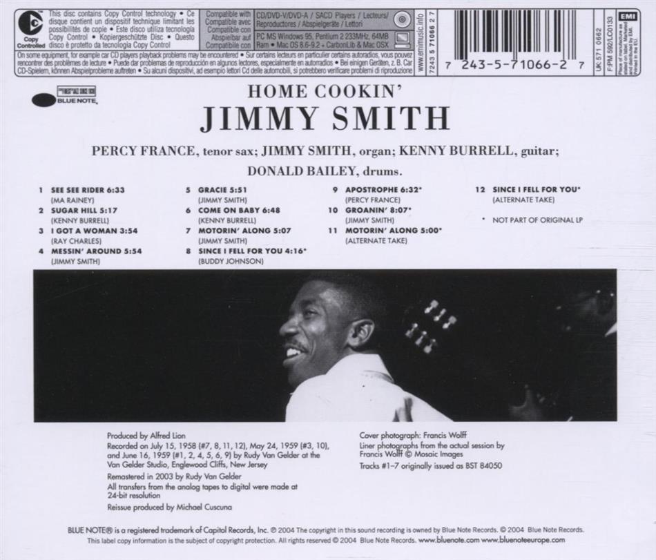Home Cookin' by Jimmy Smith - CeDe.com
