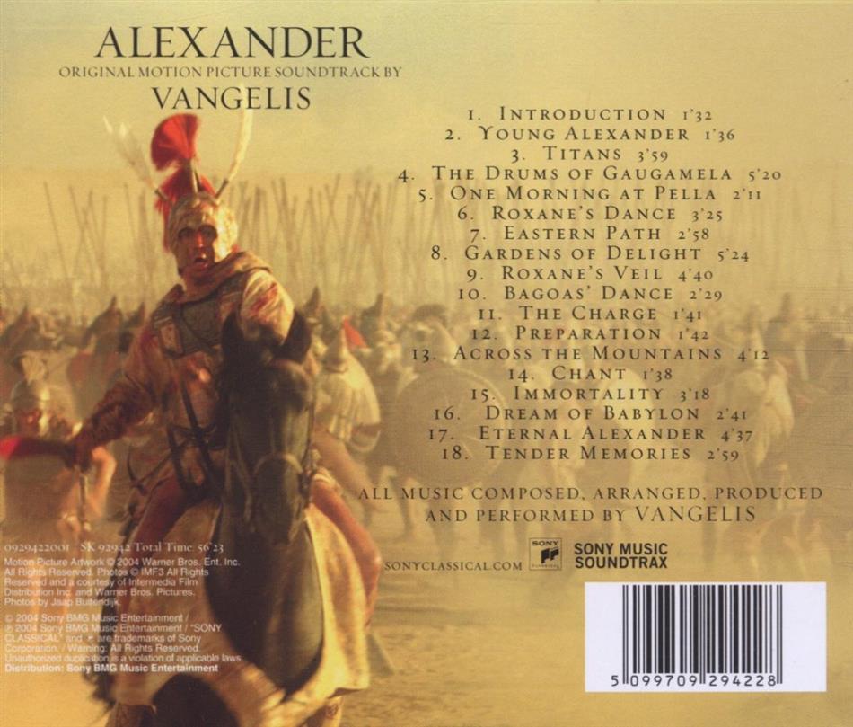 Alexander (OST) - OST von Vangelis - CeDe.ch