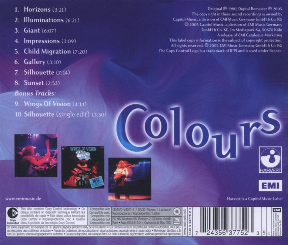 Colours - New Editiion (Remastered) von Eloy (Band) - CeDe.ch