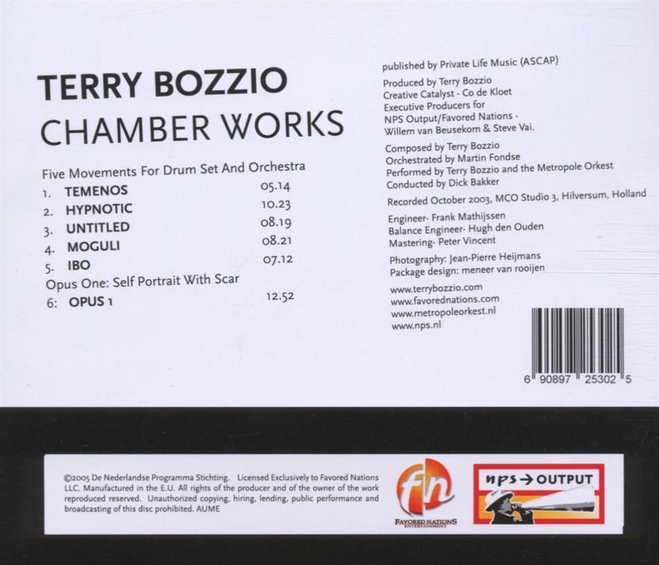 Chamber Works von Terry Bozzio - CeDe.ch