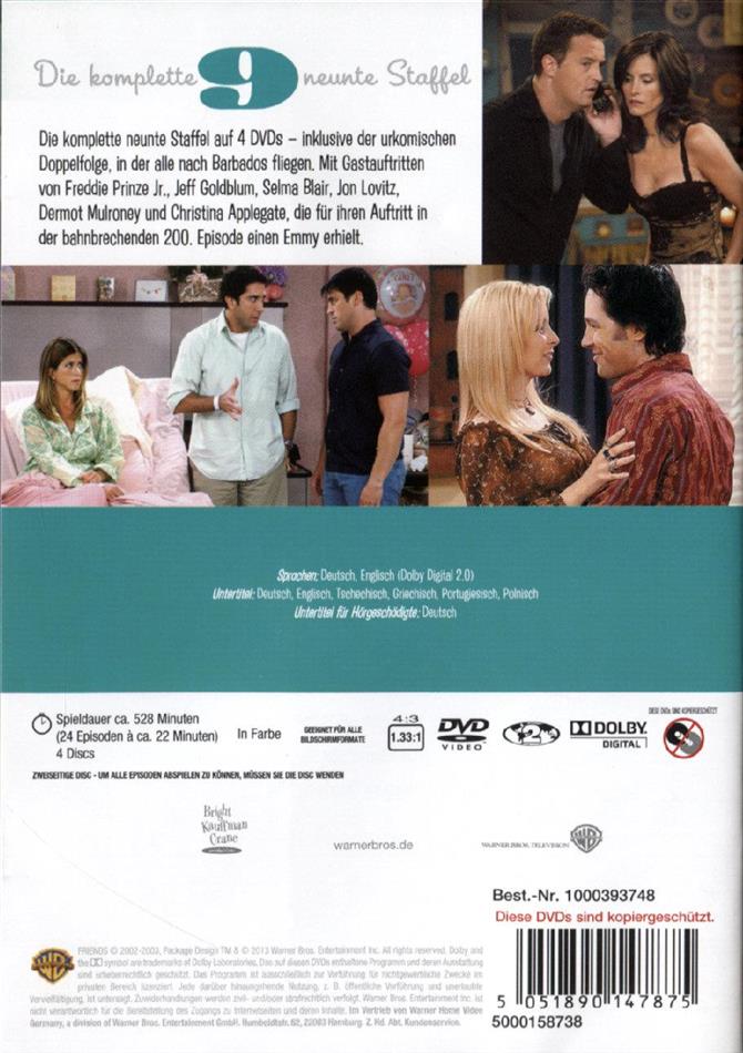 Friends - Staffel 9 (4 DVDs) - CeDe.ch