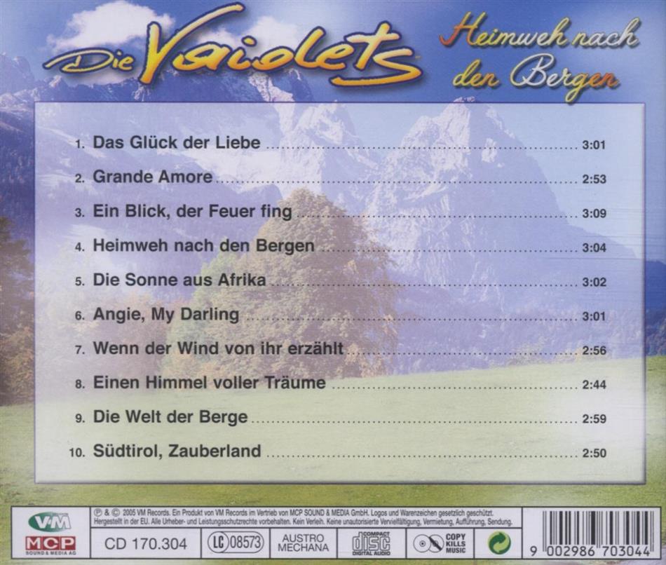 Heimweh Nach Den Bergen von Die Vaiolets - CeDe.ch