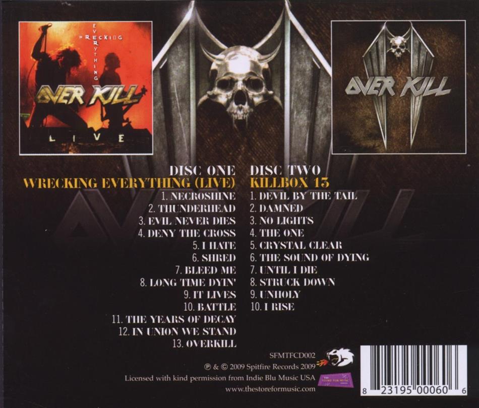 Killbox 13/Wrecking Everything (2 CDs) von Overkill - CeDe.ch