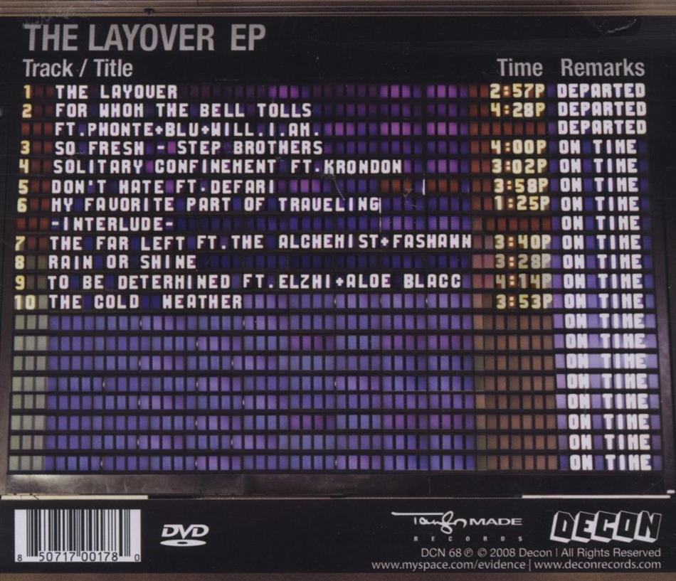 Layover (CD + DVD) by Evidence (Dilated Peoples) - CeDe.ch