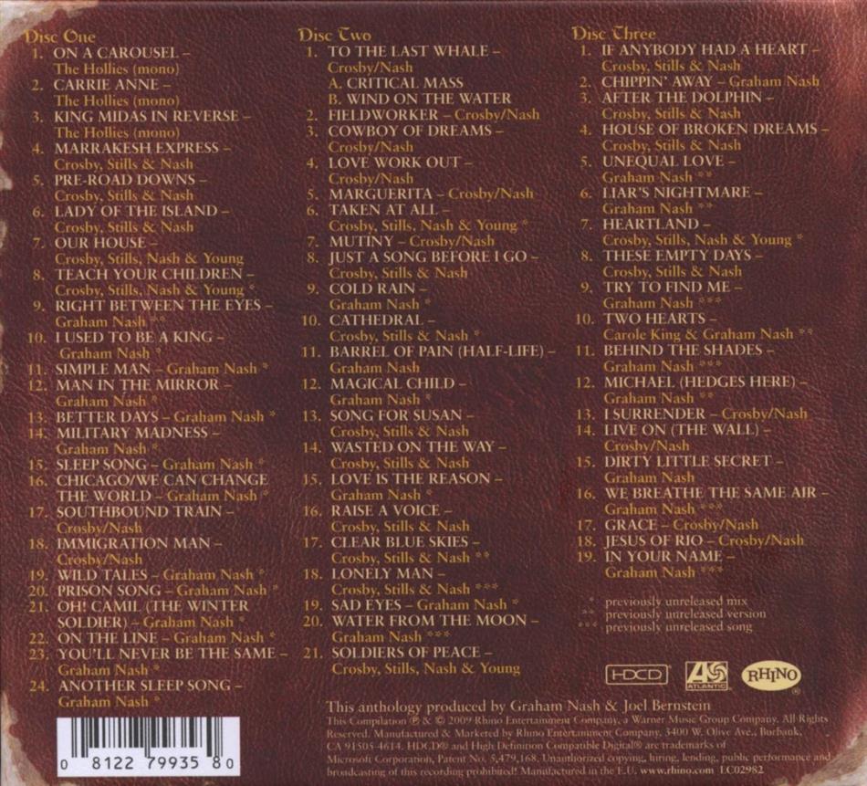 Reflections (3 CDs) von Graham Nash - CeDe.ch