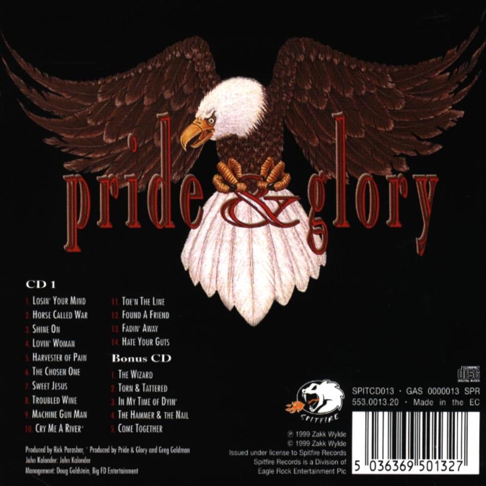Remastered, 2 CDs) von Pride & Glory (Zakk Wylde) - CeDe.ch