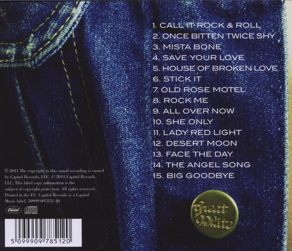 Absolute Hits de Great White - CeDe.ch