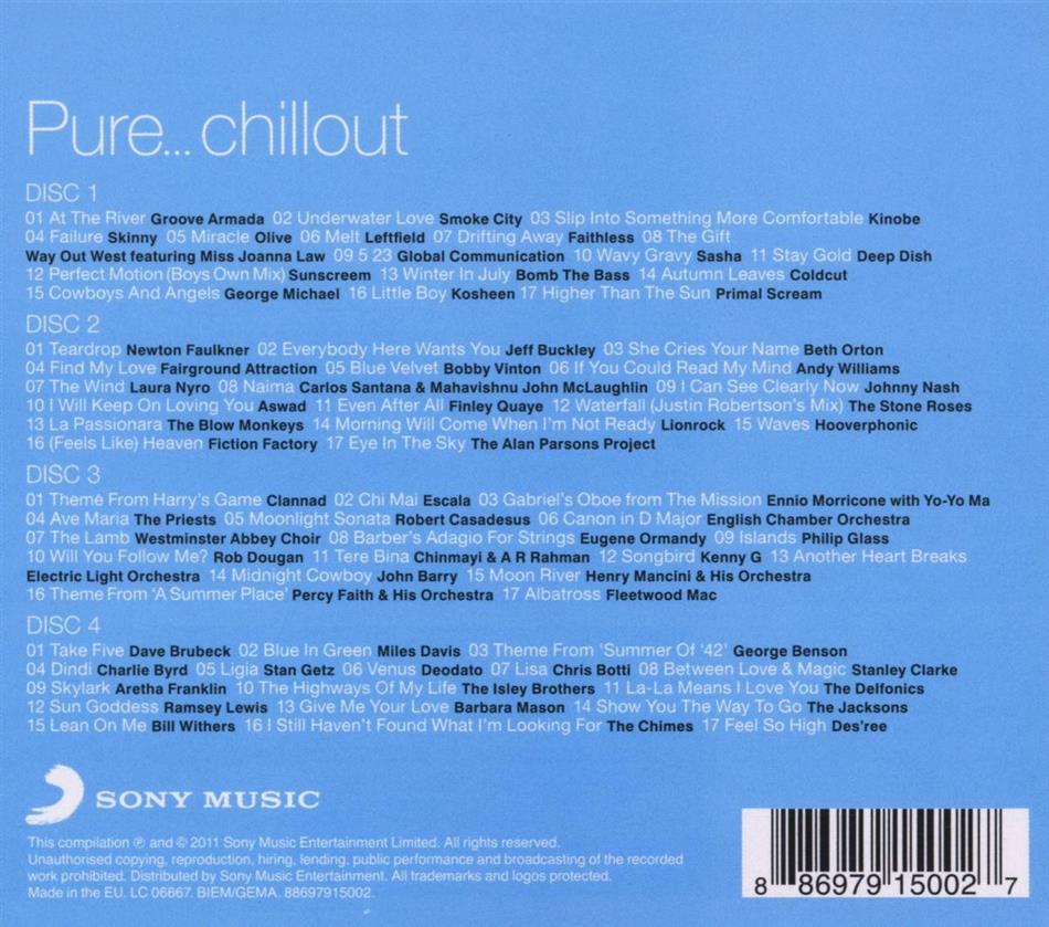 Pure... Chillout (4 CDs) - CeDe.ch
