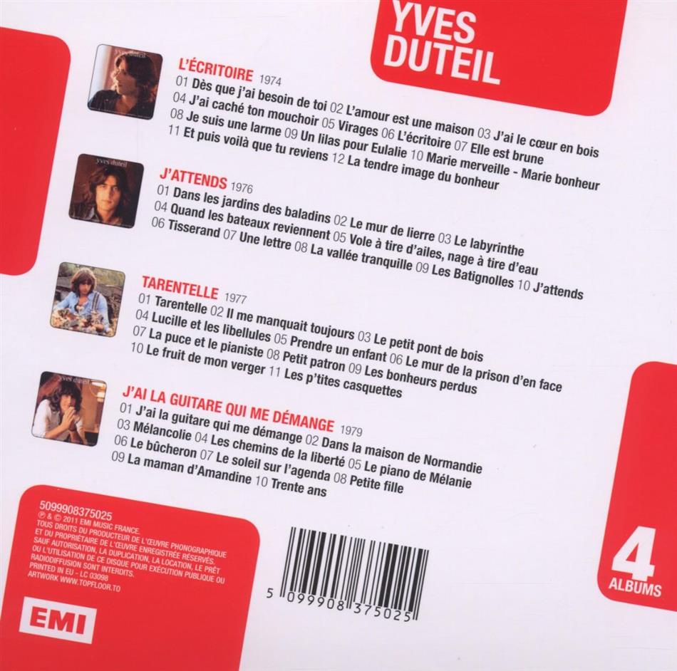 4In1 (4 CDs) by Yves Duteil - CeDe.com