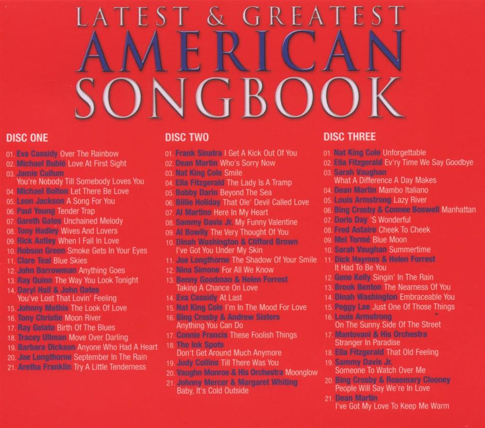 Latest & Greatest - Various - American Songbook (3 CDs) - CeDe.ch