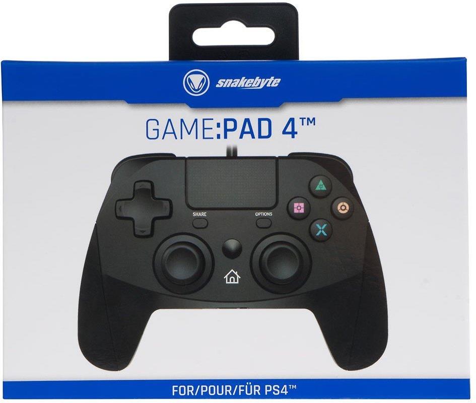 PS4 Controller Game:Pad 4S black Kabel Snakebyte - CeDe.ch