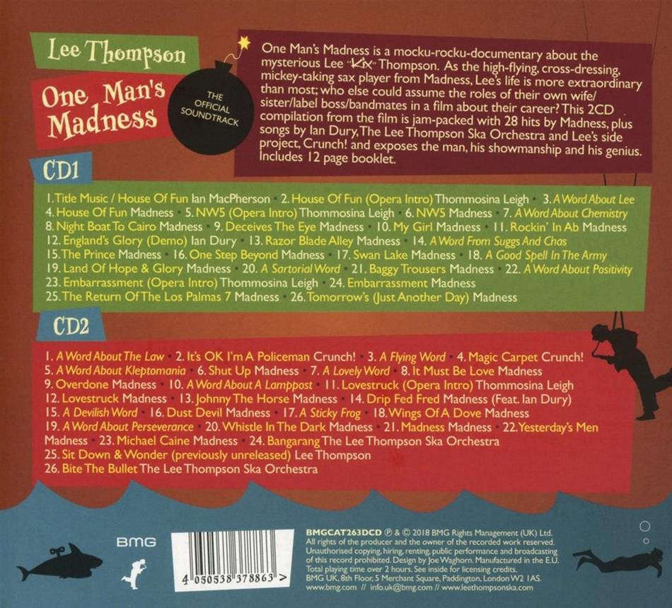 Lee Thompson: One Man's Madness - OST (2 CDs) - CeDe.ch