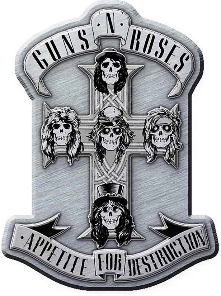 Guns N' Roses Pin Badge - Appetite (Enamel In-Fill) - CeDe.ch