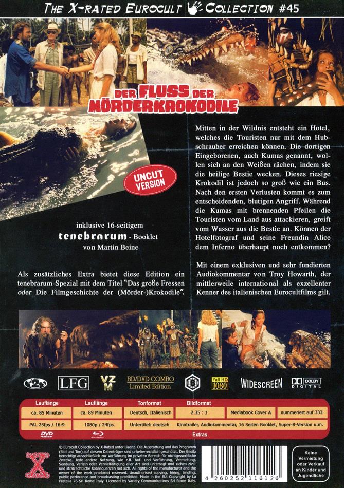 Der Fluss der Mörderkrokodile (1979) (Cover A, Eurocult Collection, Limited Edition, Mediabook ...