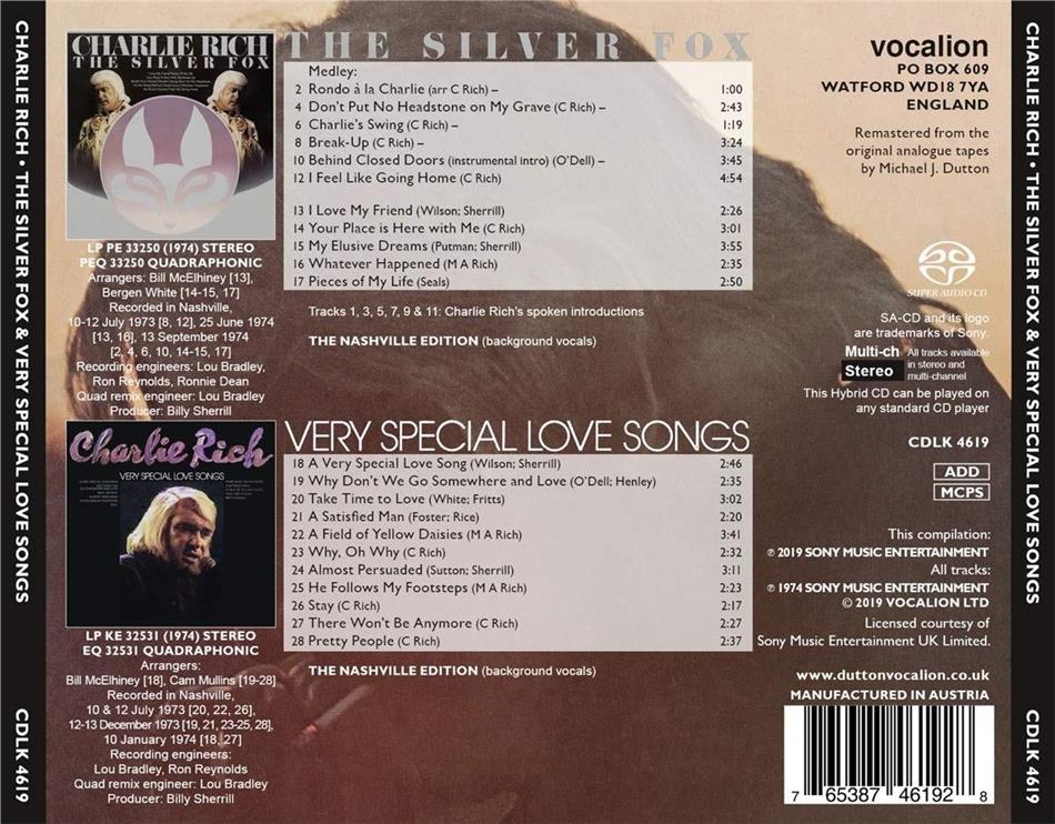 Silver Fox (SACD) by Charlie Rich - CeDe.com