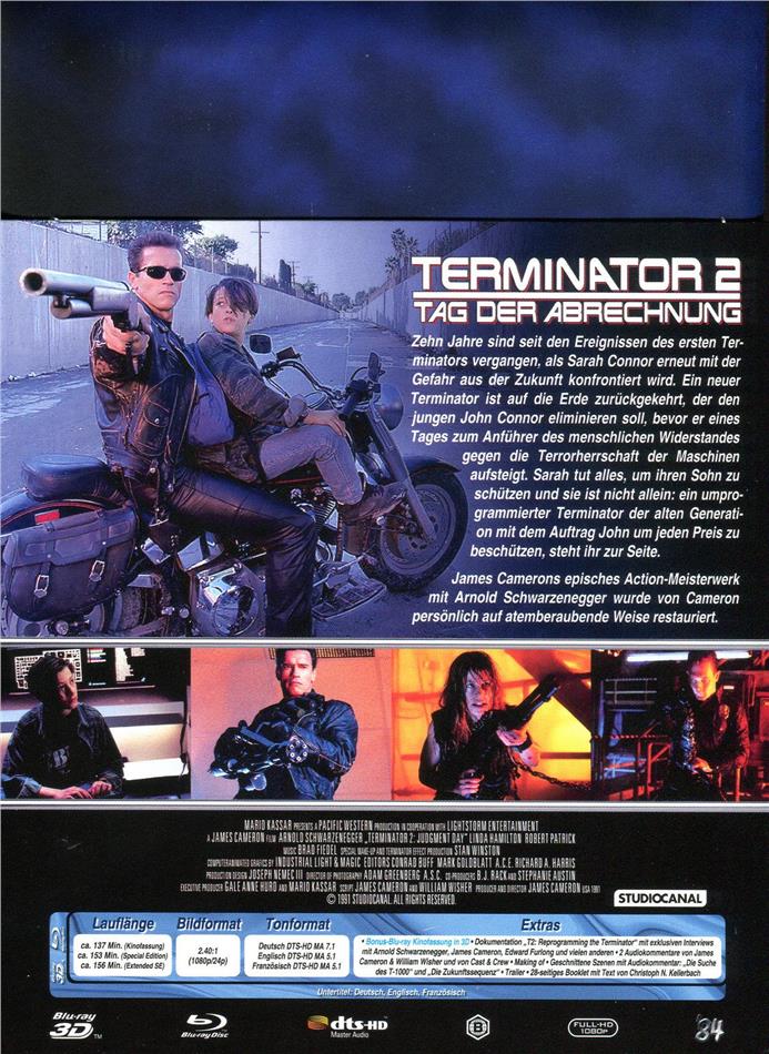 Terminator 2 - Tag der Abrechnung (1991) (Wattiert, Extended Edition ...