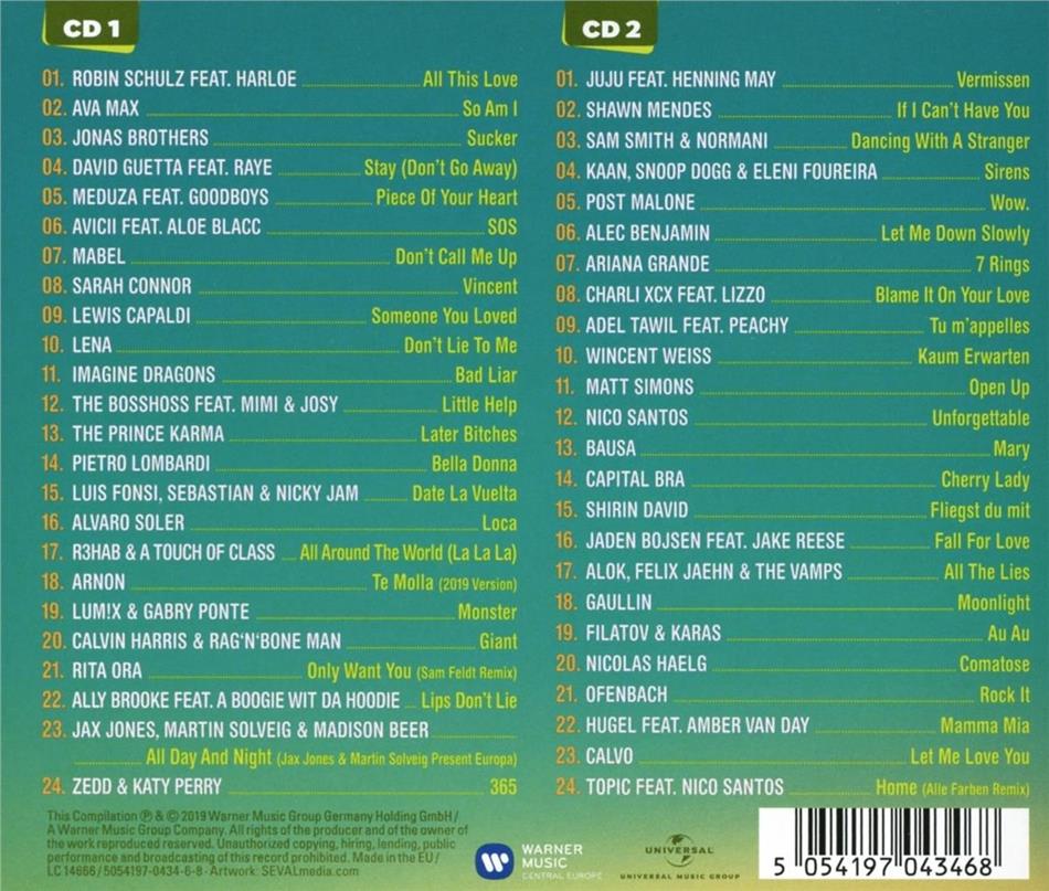 MegaHits-Sommer 2019 (2 CDs) - CeDe.ch