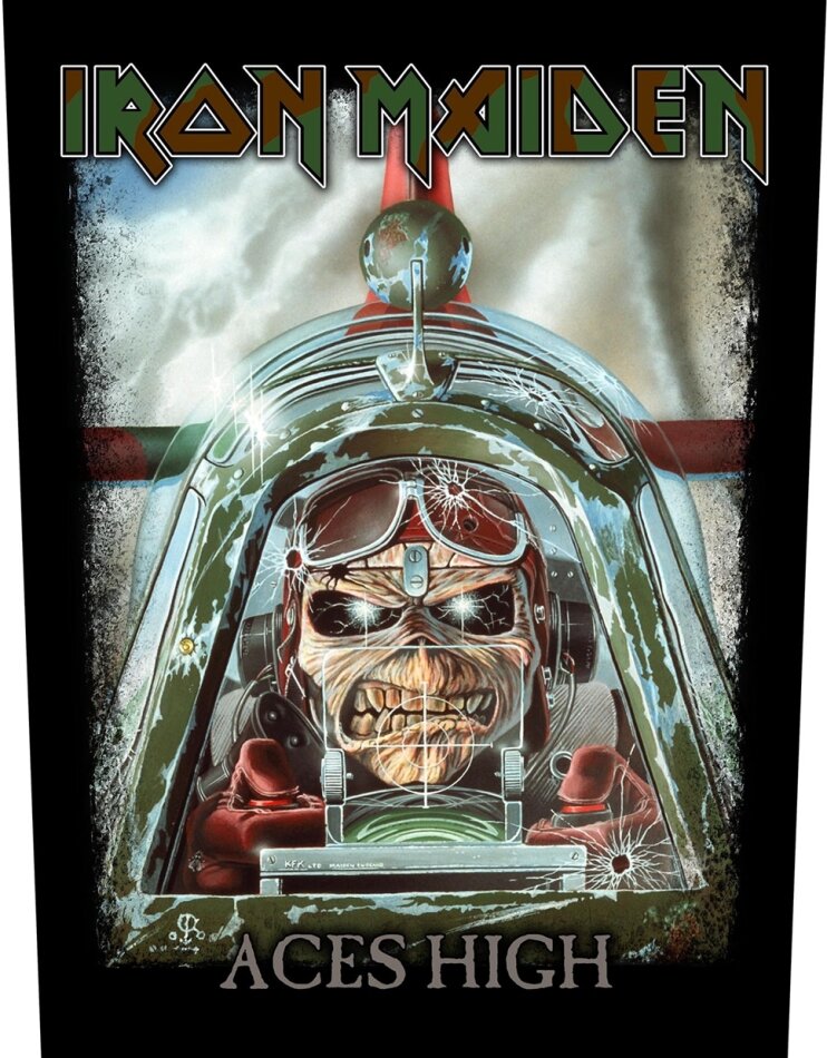 Iron Maiden - Aces High (Backpatch) - CeDe.ch
