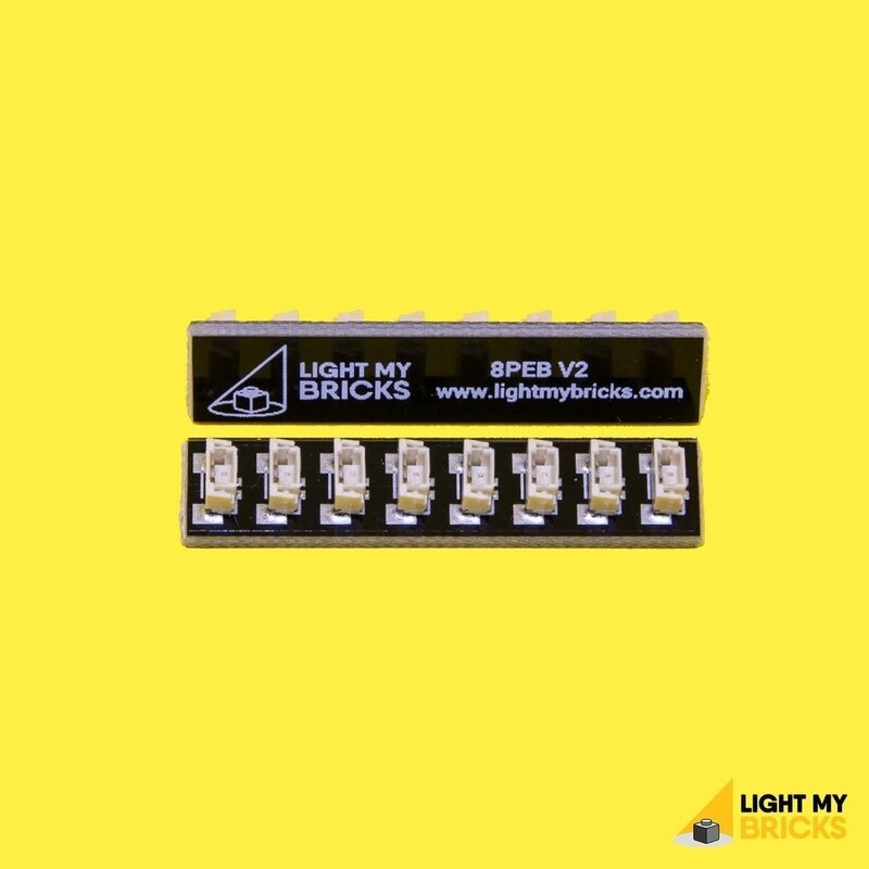 Light My Bricks - LED-Beleuchtungs 8-Fach Steckplatz für LmB (2x8 Port ...