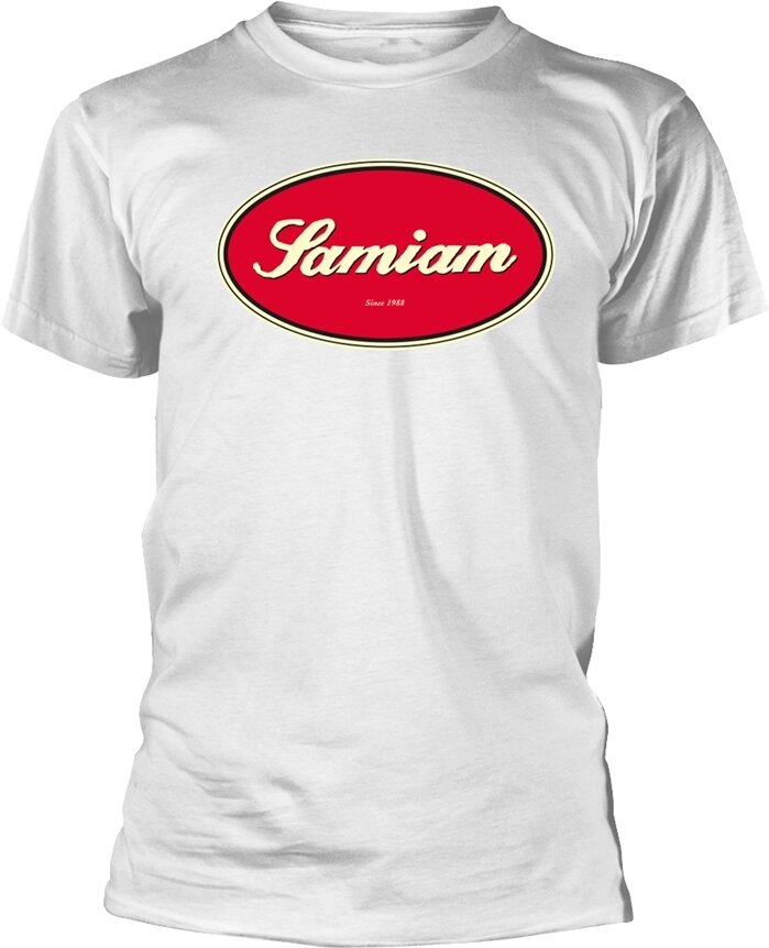 Samiam - Oval Logo - White (Organic Ts) - CeDe.ch