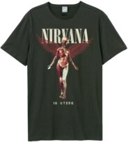 Nirvana: In Utero Colour - Amplified Vintage Charcoal T-Shirt - CeDe.ch