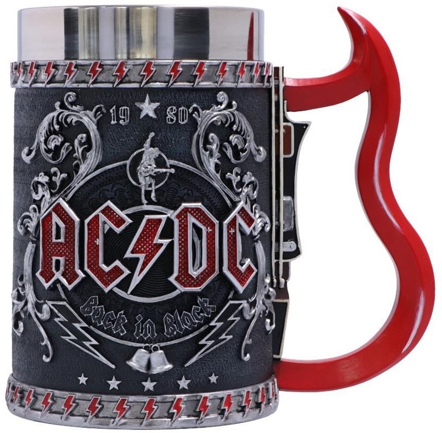 AC/DC: Back In Black - Tankard 16cm - CeDe.ch