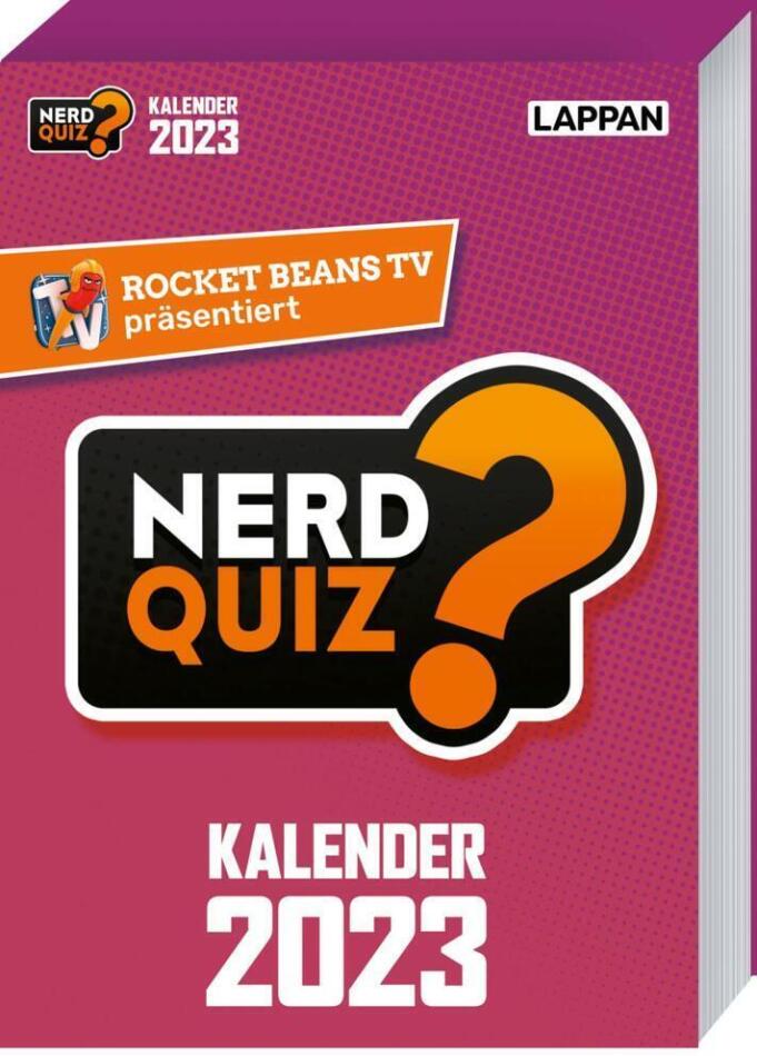 Rocket Beans TV - Nerd Quiz-Kalender 2023 mit Fragen rund um Games ...