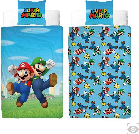 Nintendo - Drap-housse Super Mario & Luigi "Platform" - CeDe.ch
