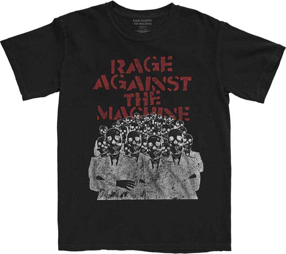 Rage Against The Machine Unisex T-Shirt - Crowd Masks - CeDe.ch