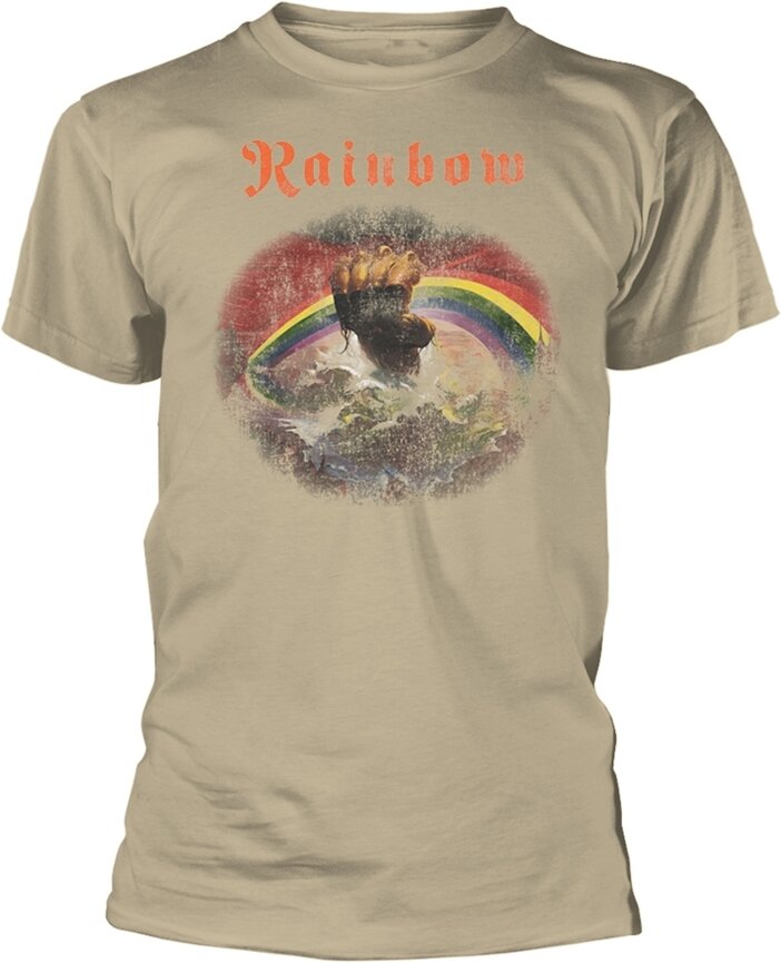 Rainbow - Rising Distressed (Natural) (T-Shirt Unisex Tg.M) - CeDe.ch