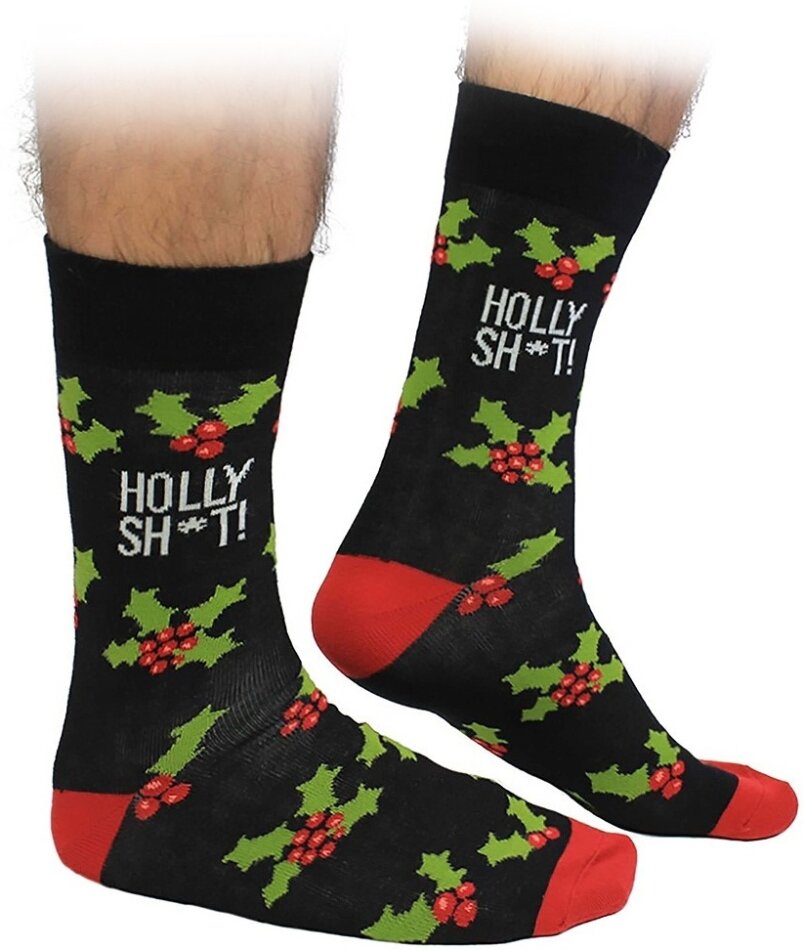 Cockney Spaniel Novelty Holly Shit Christmas Socks 1 Pair UK 6-11 - CeDe.ch