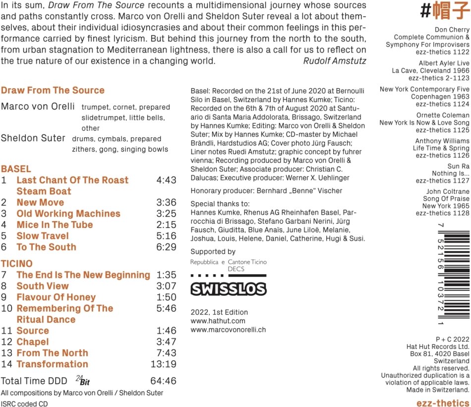 Draw From The Source by Marco von Orelli & Sheldon Suter - CeDe.com