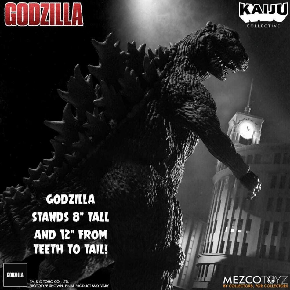 Godzilla (1954) Kaiju Collective Actionfigur Godzilla - Black & White ...