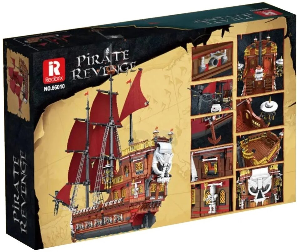 Reobrix - Reobrix 66010 - Bateau pirate (3066 pièces) - CeDe.ch