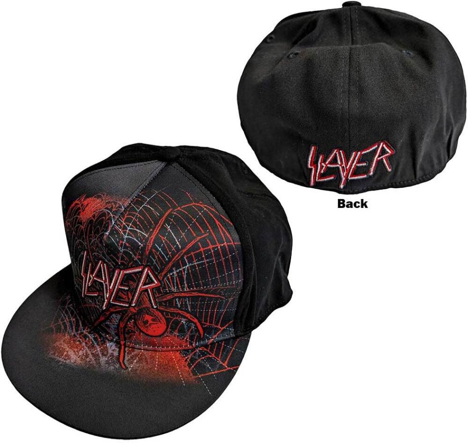 Slayer Unisex Snapback Cap - Spiderweb - CeDe.ch