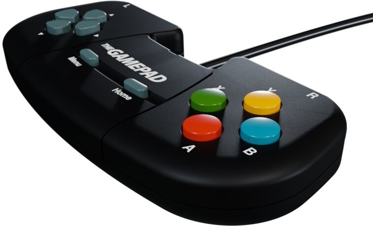 THEGAMEPAD (Black) (for THEC64, THEC64 Mini, THEA500 Mini, THE400 Mini, The Spectrum) - CeDe.ch